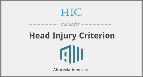 What does HIC stand for?