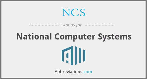 NCS - National Computer Systems