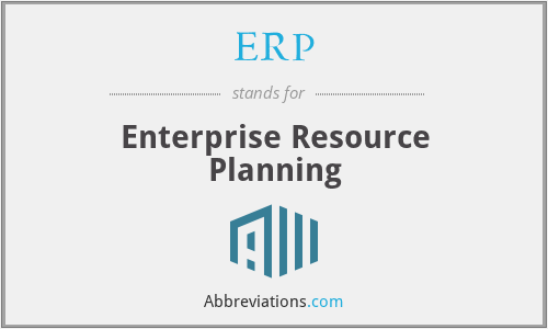 What does ERP stand for?