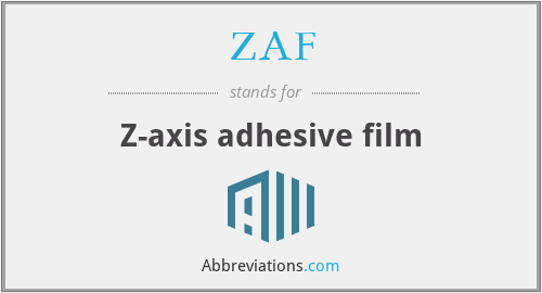 What does ZAF stand for?