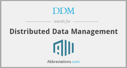 What does DDM stand for?