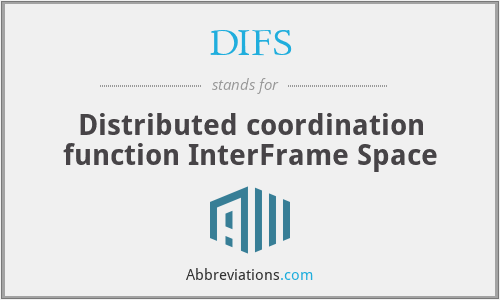 What does DIFS stand for?