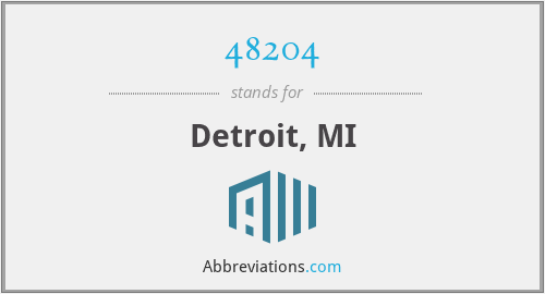 What is the abbreviation for detroit, mi?