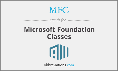 What does MFC stand for?