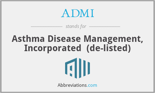What does ADMI stand for?