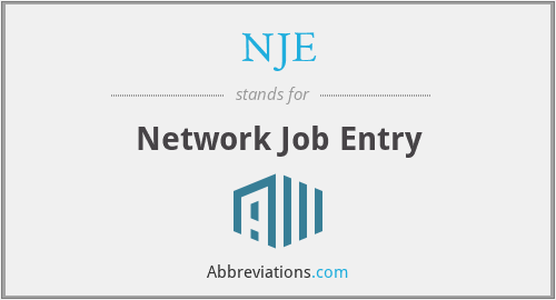 What does NJE stand for?