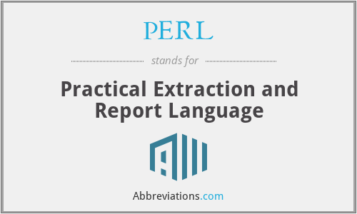 What does PERL stand for?