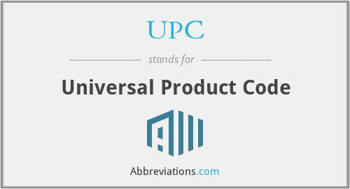 What does UPC stand for?
