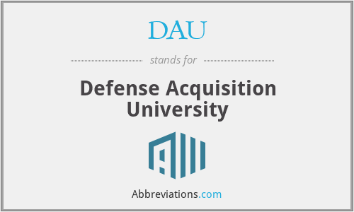 What does DAU stand for?