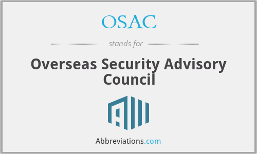 What does OSAC stand for?