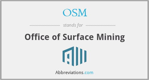 What does OSM stand for?
