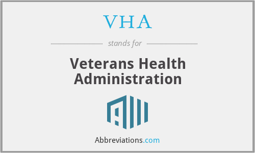 What does VHA stand for?