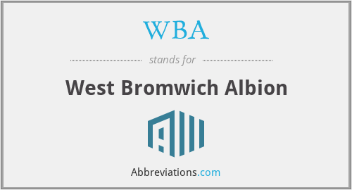 What does WBA stand for?