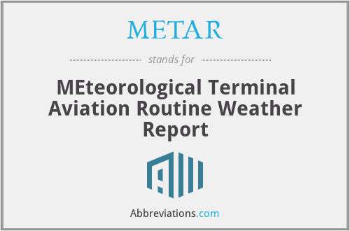What does METAR stand for?
