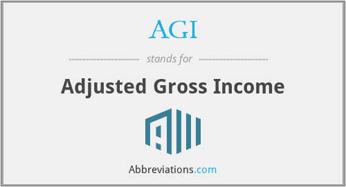 What does AGI stand for?