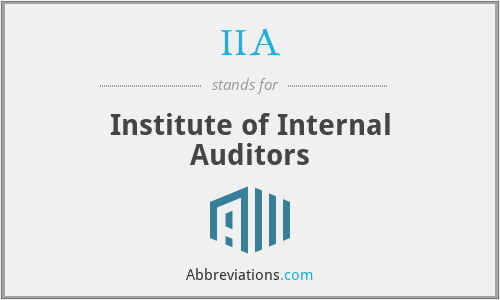 What does IIA stand for?