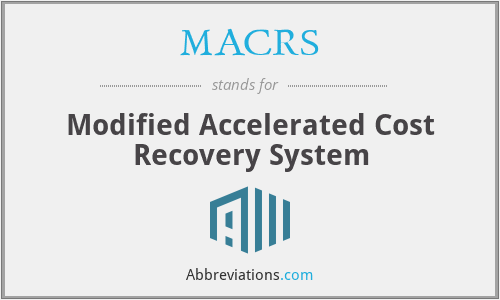 What does MACRS stand for?