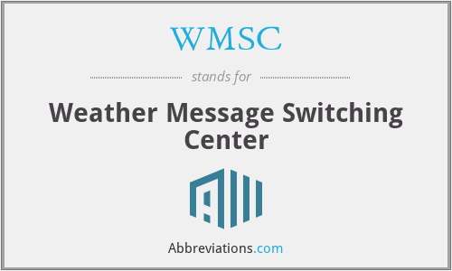 What does WMSC stand for?