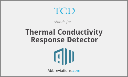 TCD - Thermal Conductivity Response Detector