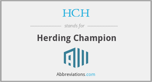 What does HCH stand for?