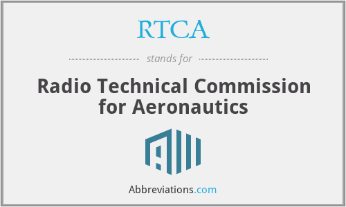 What does RTCA stand for?