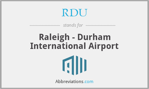 What does RDU stand for?