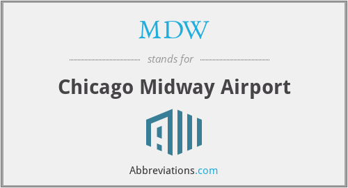 What does MDW stand for?