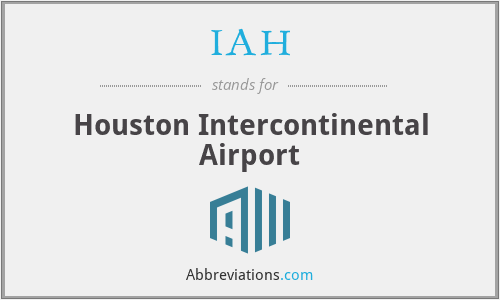 What does IAH stand for?