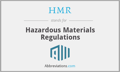 What does HMR stand for?