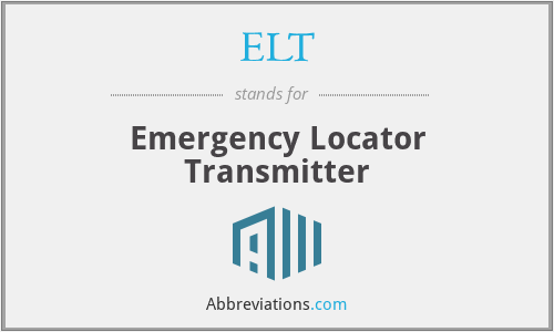 ELT - Emergency Locator Transmitter