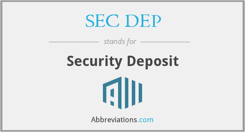 What does SEC DEP stand for?