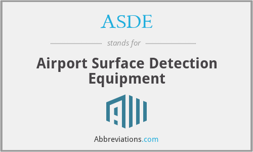 What does ASDE stand for?