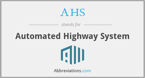 What does AHS stand for?