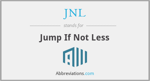 What does JNL stand for?