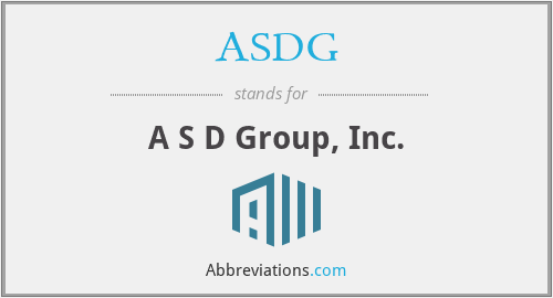What does ASDG stand for?