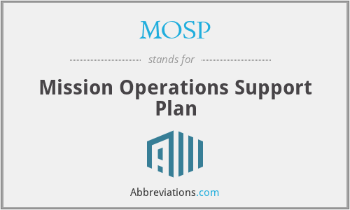 What does MOSP stand for?