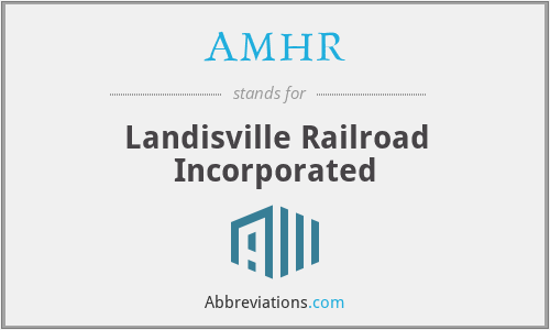 What does AMHR stand for?