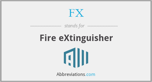 What is the abbreviation for fire extinguisher?