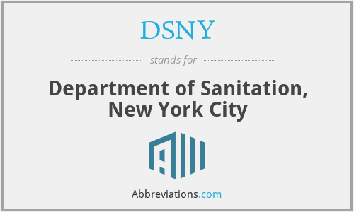 What does DSNY stand for?