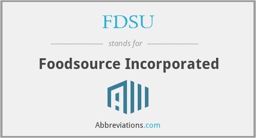 What does FDSU stand for?