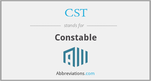 What is the abbreviation for Constable?