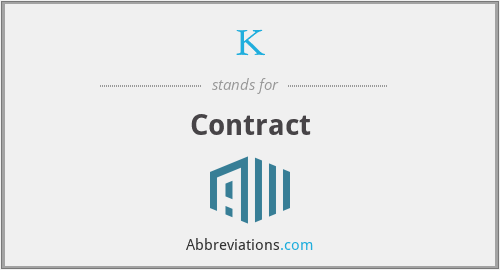 What is the abbreviation for contract?
