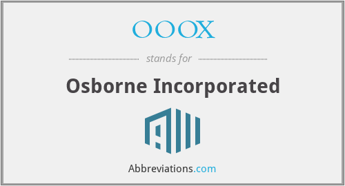 What does OOOX stand for?