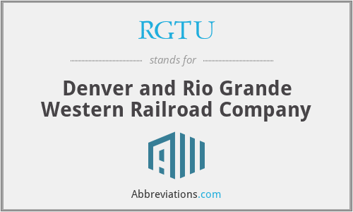 What does RGTU stand for?