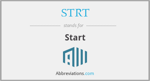 What is the abbreviation for Start?