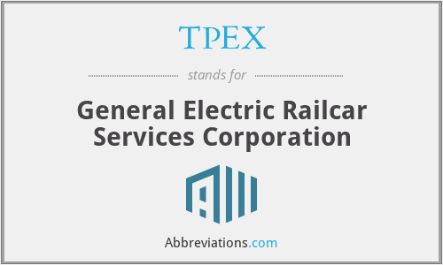 What does TPEX stand for?