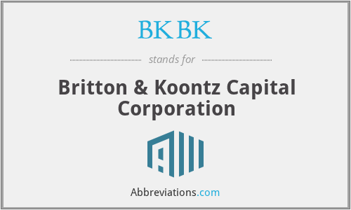 What does BKBK stand for?