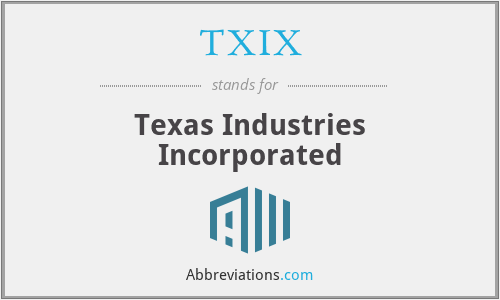What does TXIX stand for?
