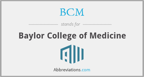 What does BCM stand for?