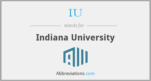 What does IU stand for?